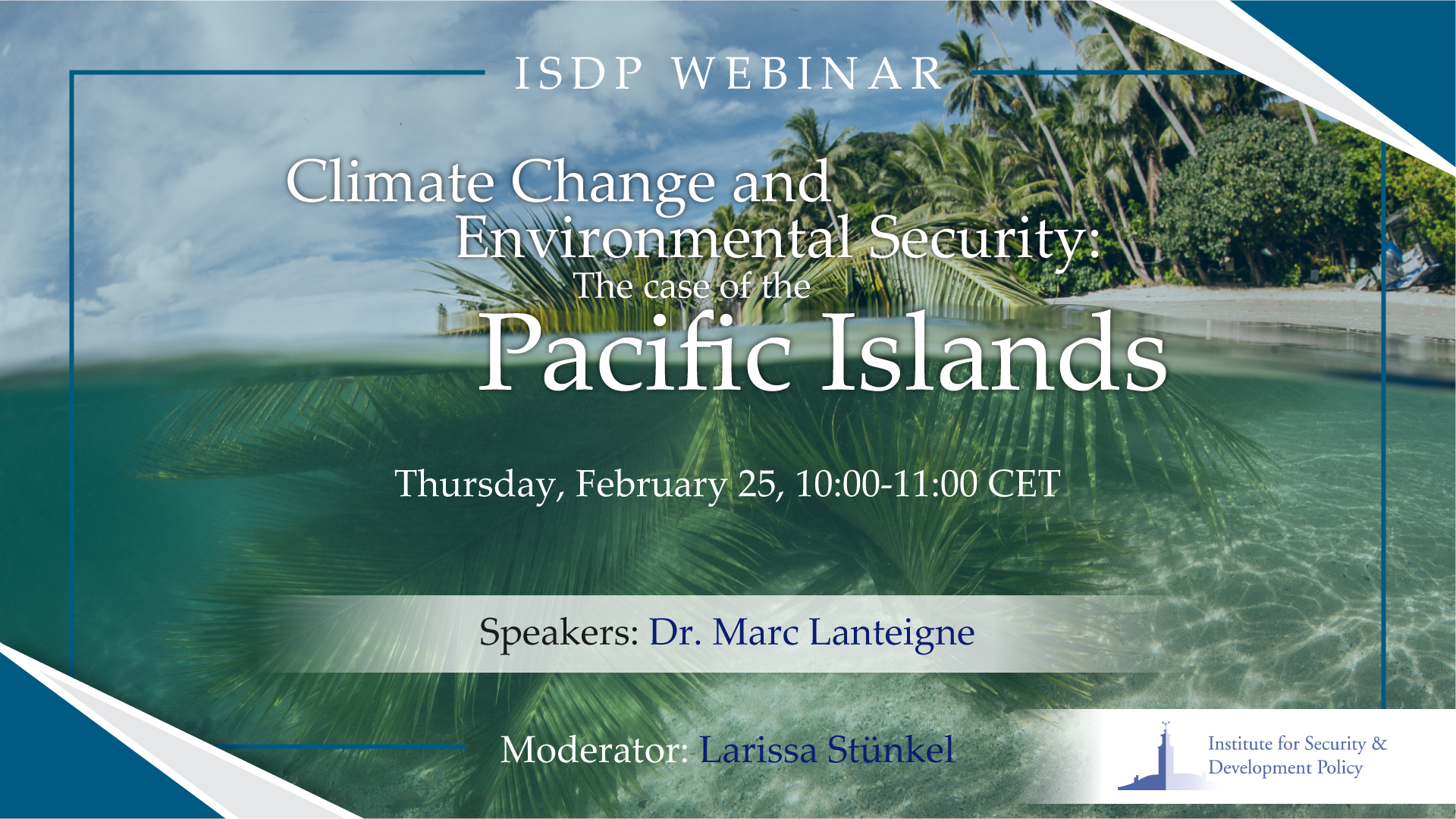 Climate Change and Environmental Security: The Case of the Pacific ...