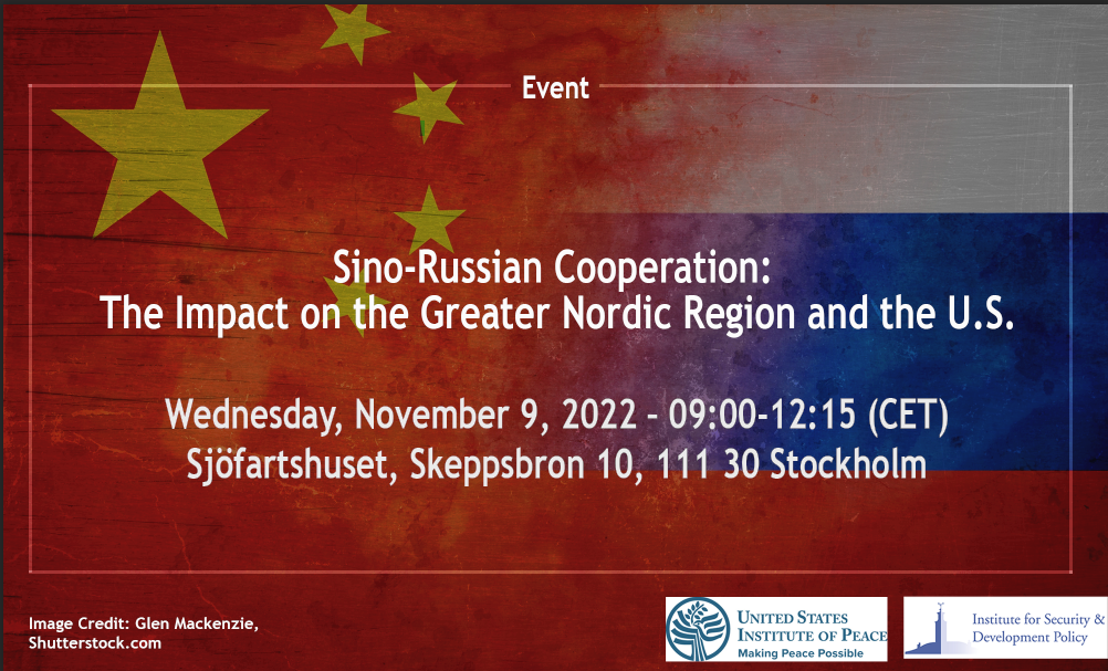 Sino-Russian Cooperation: The Impact on the Greater Nordic Region and ...
