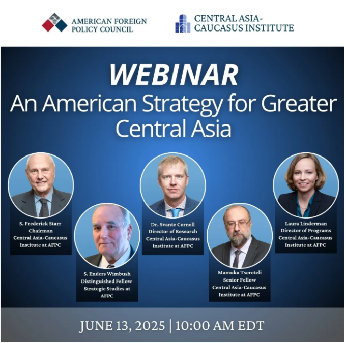 Webinar organized by the Central Asia-Caucasus Institute: An American ...