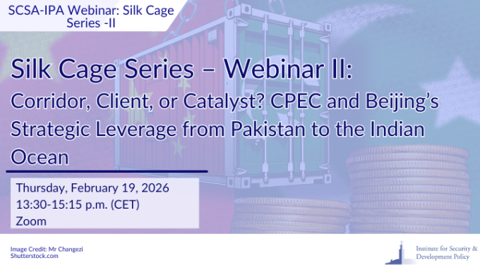 Silk Cage Series – Webinar II: Corridor, Client, or Catalyst? CPEC and ...